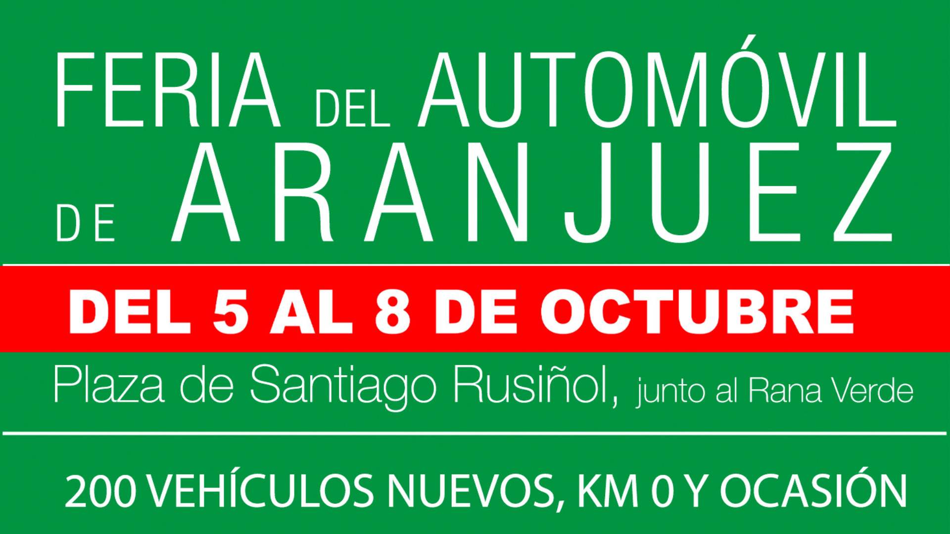 ARANJUEZ CELEBRA LA XXX EDICIÓN DE LA FERIA DEL AUTOMÓVIL – Ayuntamiento del Real Sitio y Villa ...