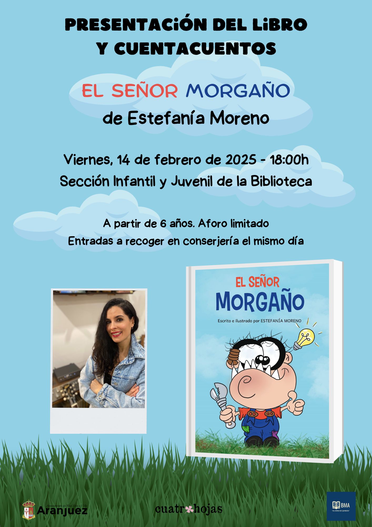 PRESENTACIÓN DE LIBRO Y CUENTACUENTOS. EL SEÑOR MORGAÑO – Ayuntamiento ...